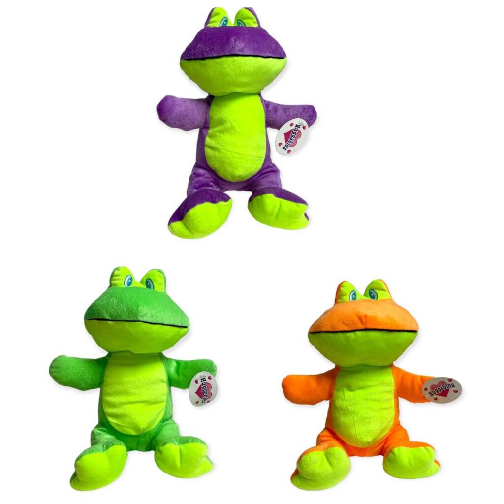 11'' FROG 3 COLOURS (CTN QTY 60) - Huggables Ltd | Importers ...