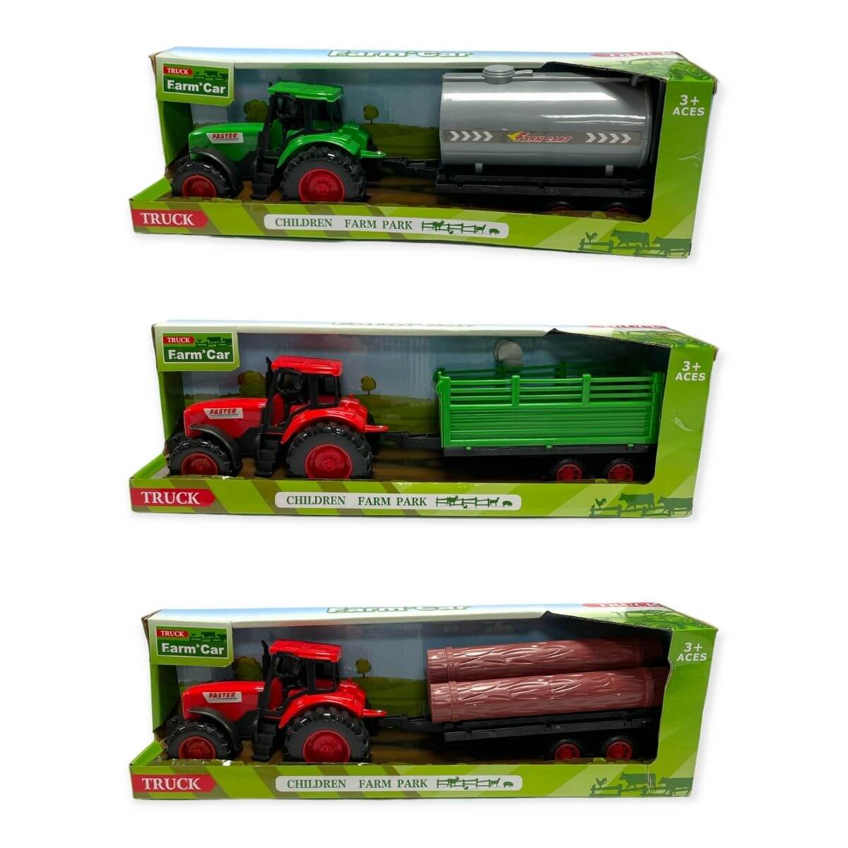 TRACTOR & TRAILER SET 3 ASSORTED (CTN QTY 24) - Huggables Ltd ...