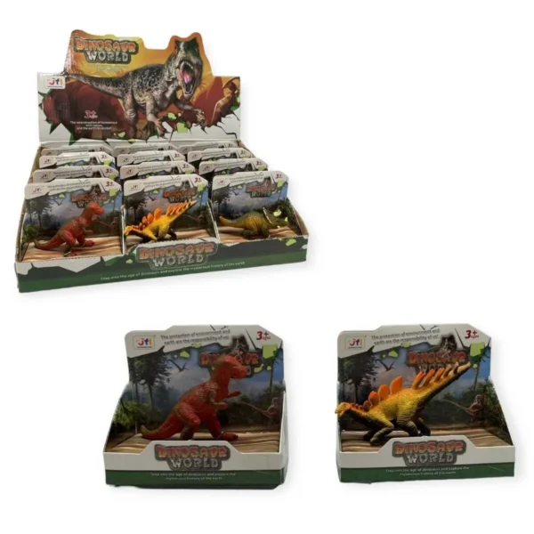 DINOSAUR WORLD FIGURES BOX CDU X 12 ASSTD (CTN QTY 144) - Huggables Ltd ...