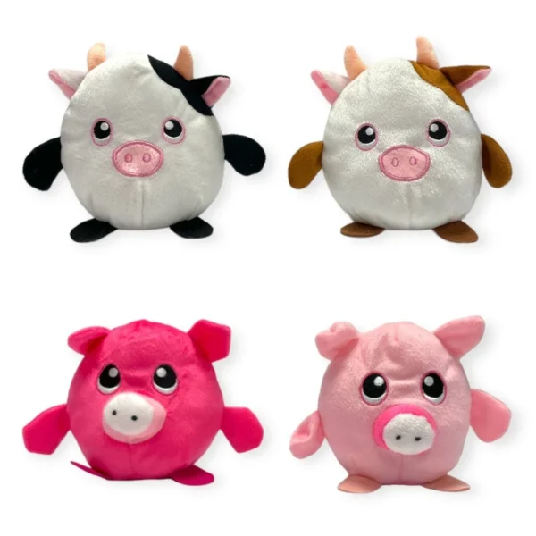 7'' ROUND PIG & COW (CTN QTY 240) - Huggables Ltd | Importers ...