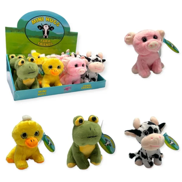 5" FARM ANIMALS IN CDU X 12 (CTN QTY 72) - Huggables Ltd | Importers ...