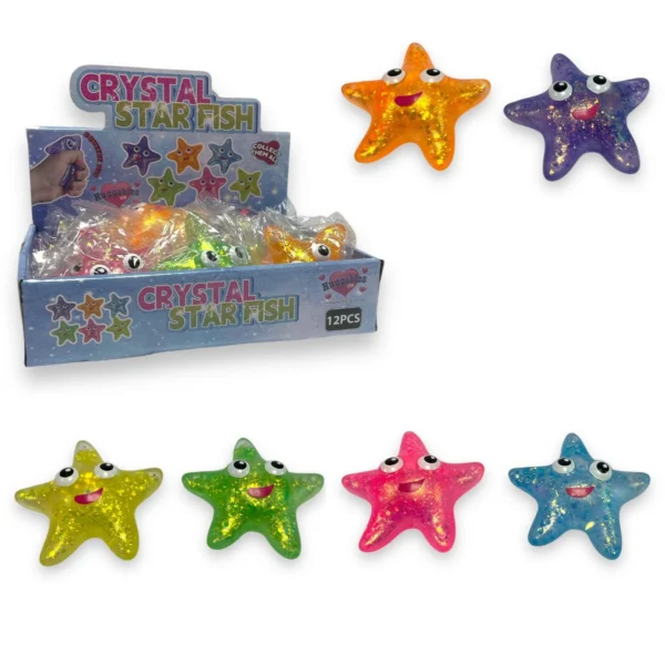 9CM CRYSTAL MALTOSE STAR FISH SLOW RELEASE IN CDU X 12 (CTN QTY 72 ...