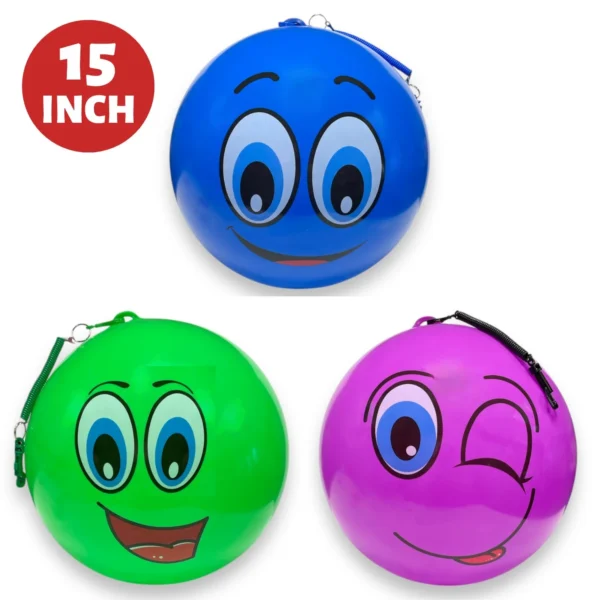 15" HOT CHEEKY SMELLY BALL DOUBLE SPRING CLIP 3 COLS (CTN QTY 96 ...