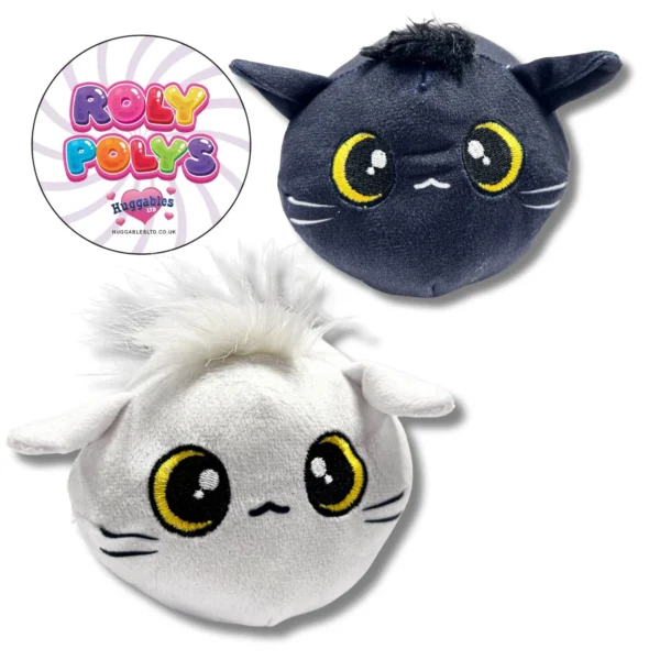 7" ROLY POLY KITTY CATS 2 COLS (CTN QTY 240) - Huggables Ltd ...
